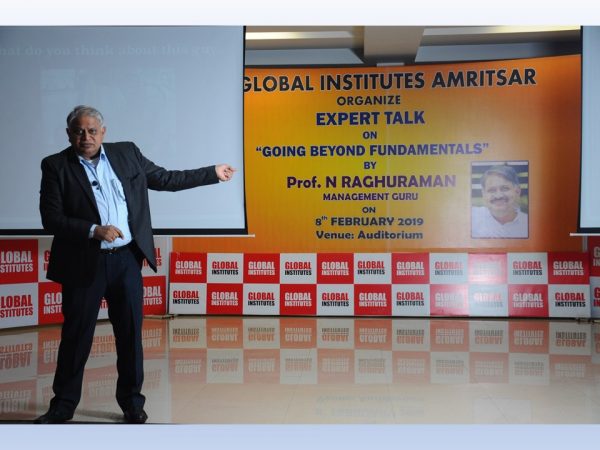 Expert Lecture by Management Guru "Prof. N Raghuraman" - Global ...